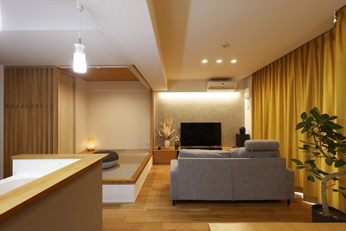 収納充実のプランで美しさを無理なくキープ | リフォーム実例 | TOTO株式会社